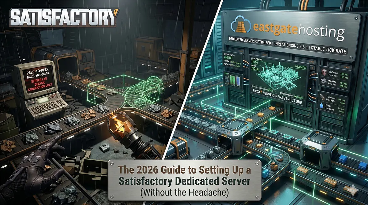 How to Set Up a Satisfactory Dedicated Server (2026 Guide) | East Gate ...